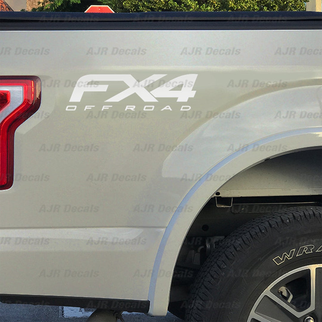 FX4 off Road II Decals Fits Ford Bedside Truck Sticker Vinyl in 6 ...