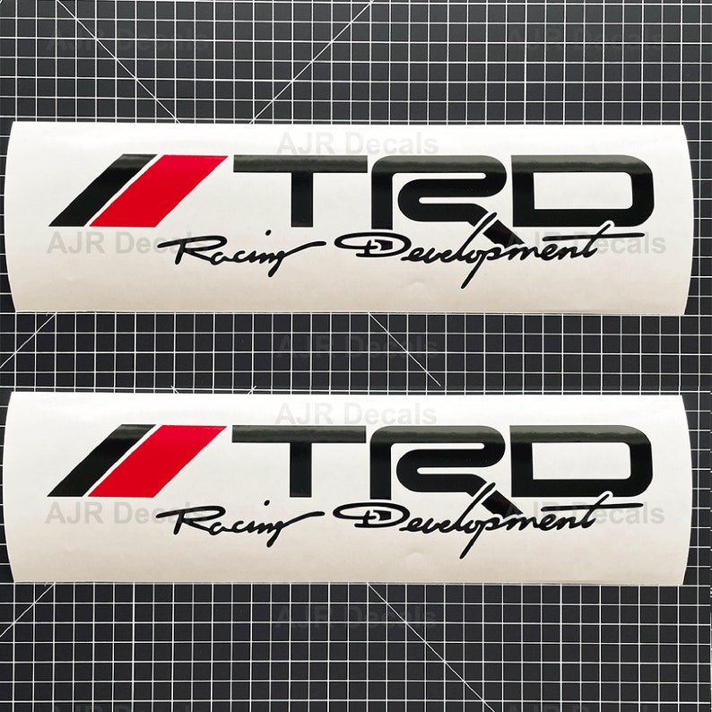 TRD Racing Development Decals Fits Toyota Tacoma Tundra - Etsy