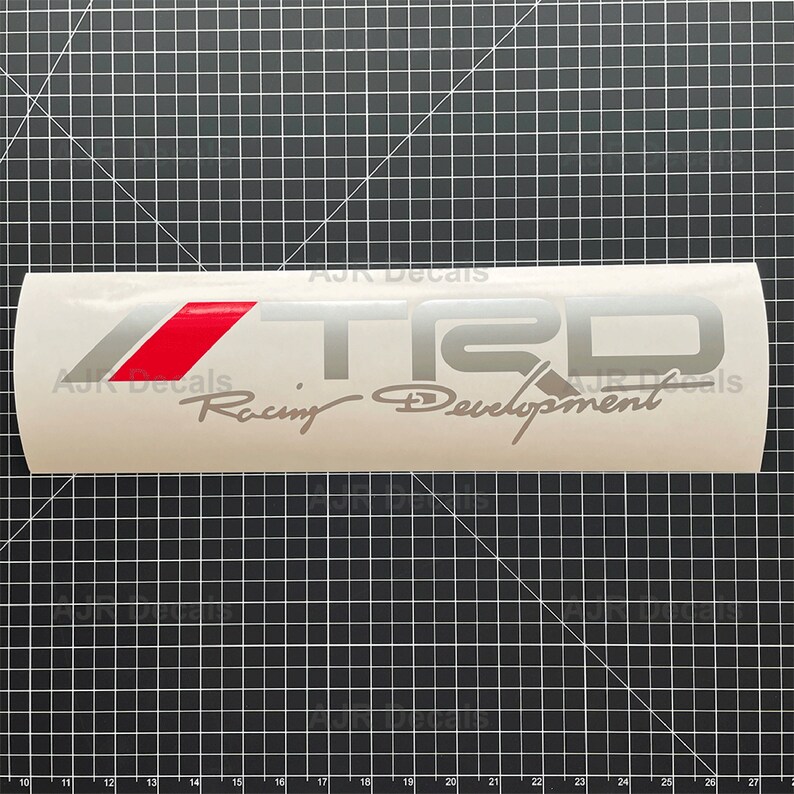 TRD Racing Development Decal Fits Toyota Tacoma Tundra Windshield Truck ...