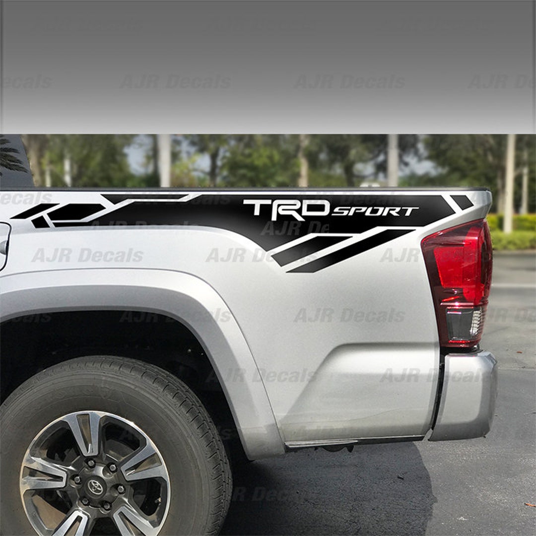 Toyota Tacoma Sport Decals Fits Bedside Truck Sticker Vinyl in 6 Colors ...
