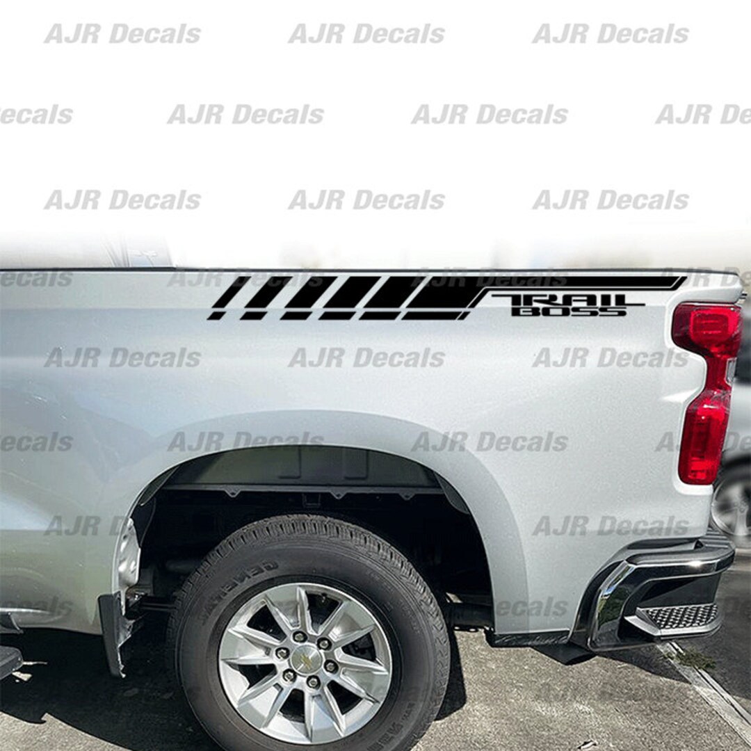 Trail Boss Decals Fits Truck Chevrolet Silverado Bedside Chevy Sticker ...