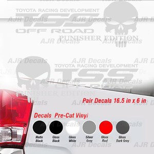 TSS off Road Punisher Edition Decals Fits Toyota Tacoma Tundra Bedside ...