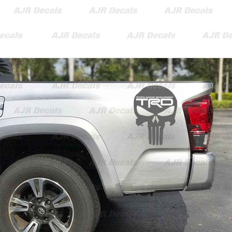 Punisher Skull TRD Racing Development Decals Fits Toyota - Etsy