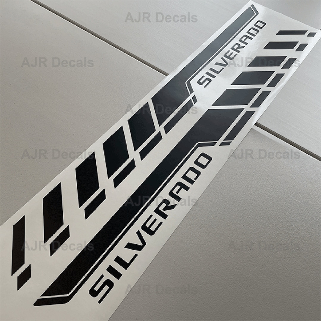 Silverado Decals Fits Truck Chevrolet Silverado Bedside Chevy Sticker ...