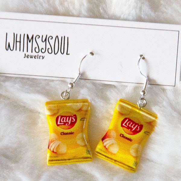 Chip Earrings - Etsy
