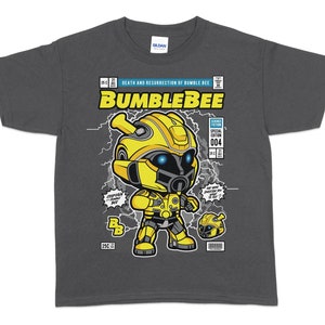 Bumblebee Comic Transformer Cartoon Fan Kids Novelty Printed T Shirt ...