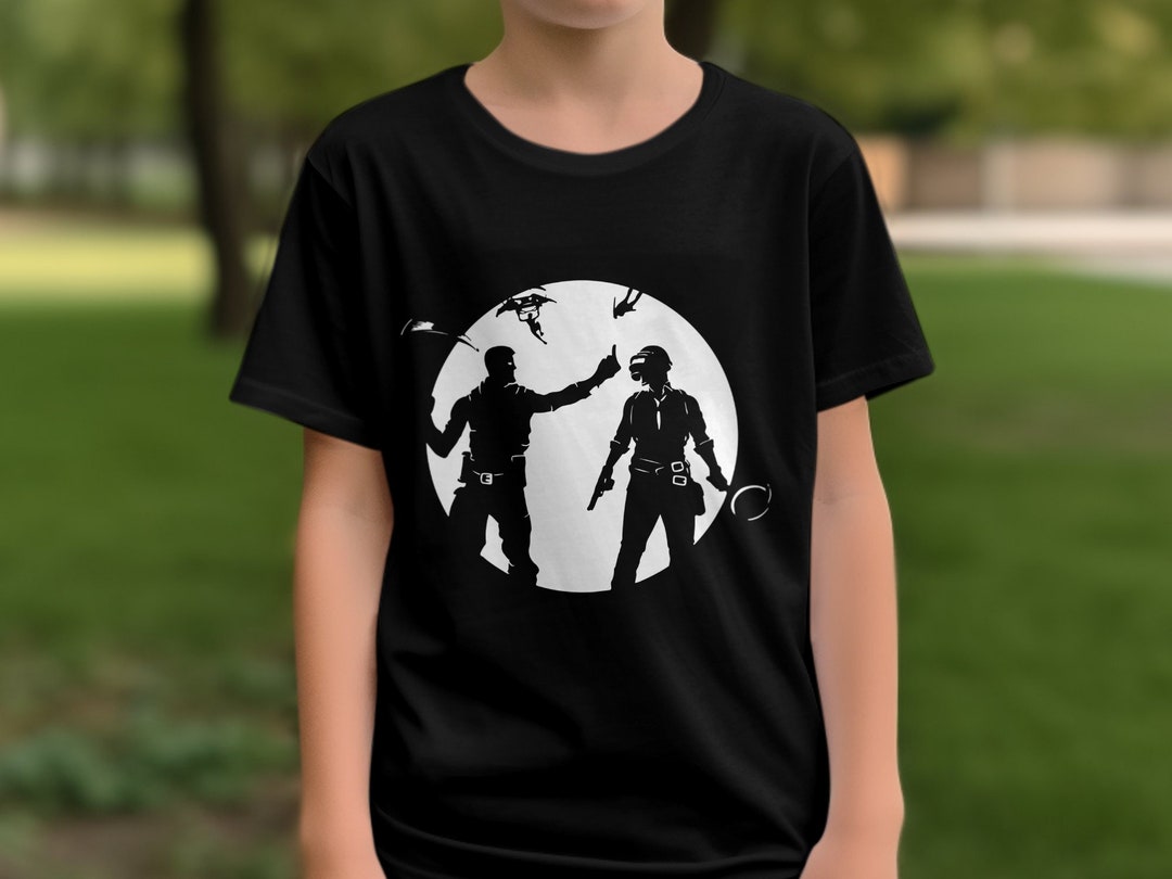 PUB V Fort Player VS Player Gamer Fan Kids Novelty Printed T Shirt ...