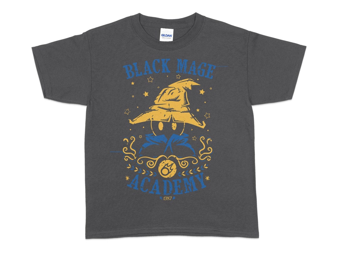 Black Mage Academy Wizard Book Comic Fan Kids Novelty Printed T Shirt ...