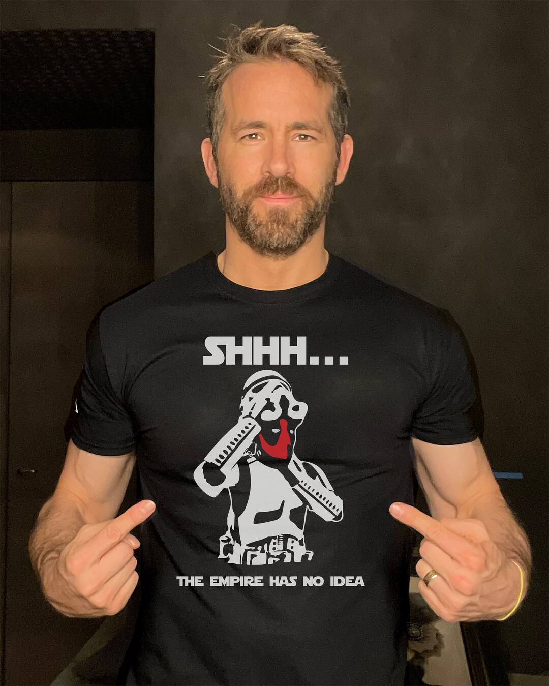 Shhh the Empire Deadpool T-shirt Funny Movie Themed Men's Tee Shirt ...