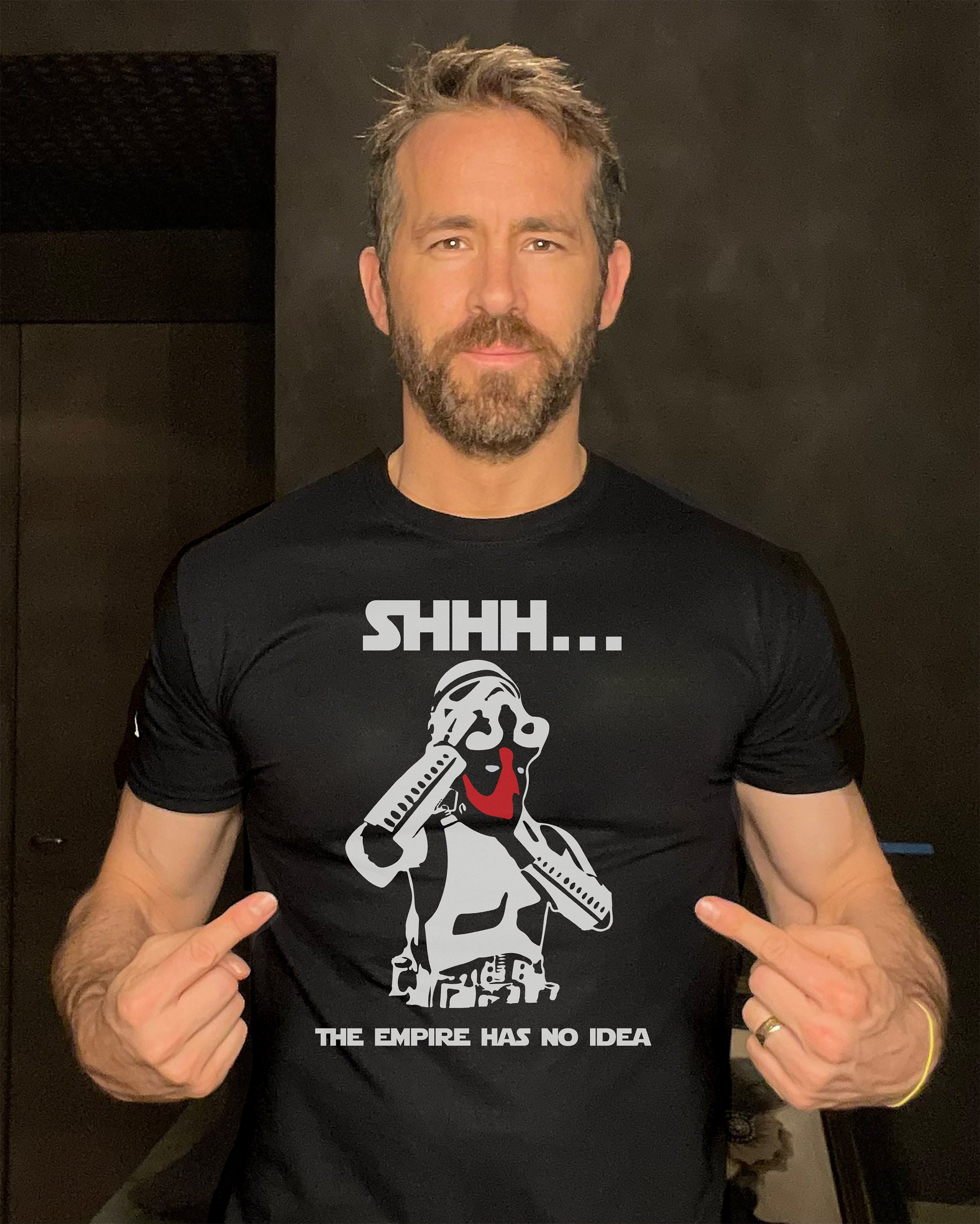 Shhh the Empire Deadpool T-shirt Funny Movie Themed Men's - Etsy