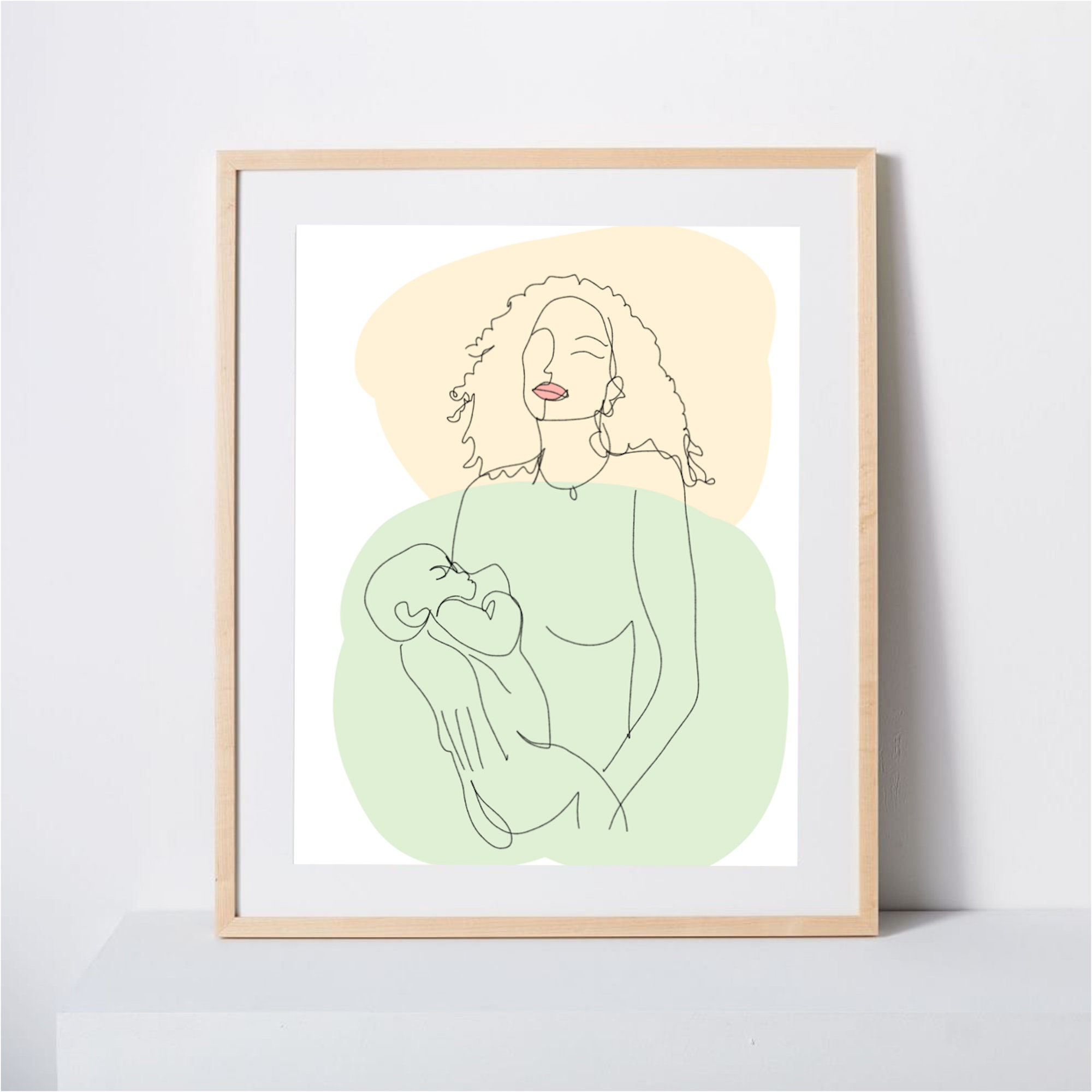 Nurturing Mother Drawing
