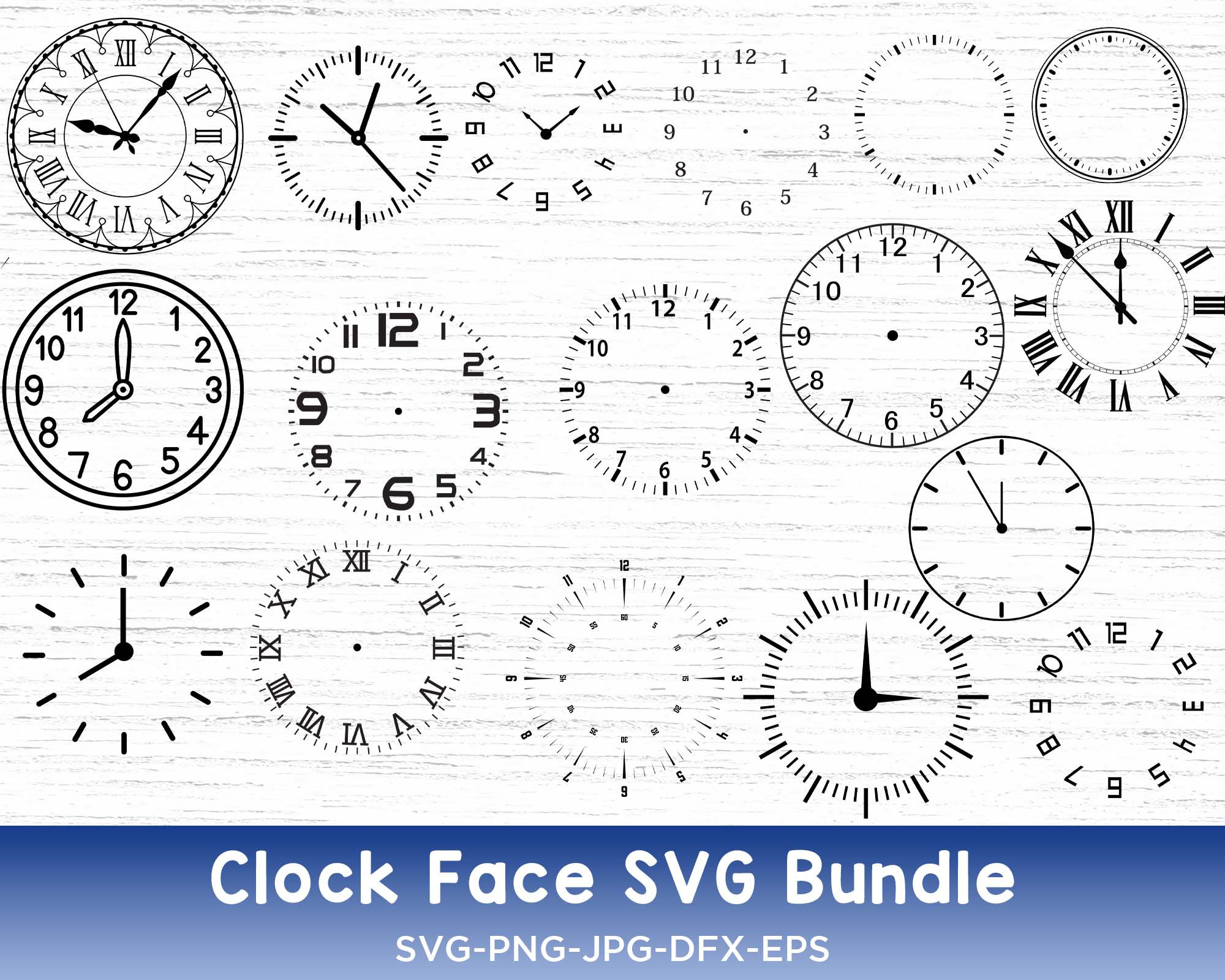 Clock Face SVG Bundle, Clock Svg, Clock Face Clipart Bundle Cut Files ... Clock Face SVG Bundle, Clock Svg, Clock Face Clipart Bundle Cut Files ...