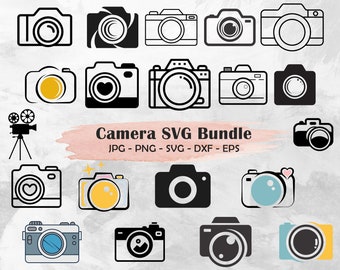 Camera SVG Bundle, Photography SVG, Photos Svg, Camera Clipart, Camera ...
