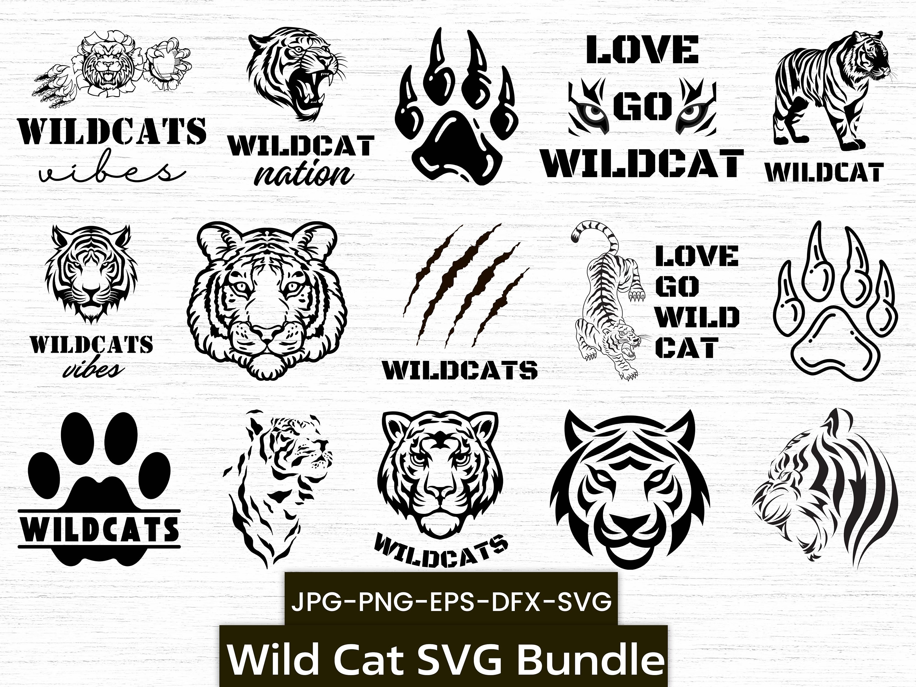 Wildcats Svg Bundle, Wildcat Svg, Wildcats, Wildcats Png, Svg Files for ...