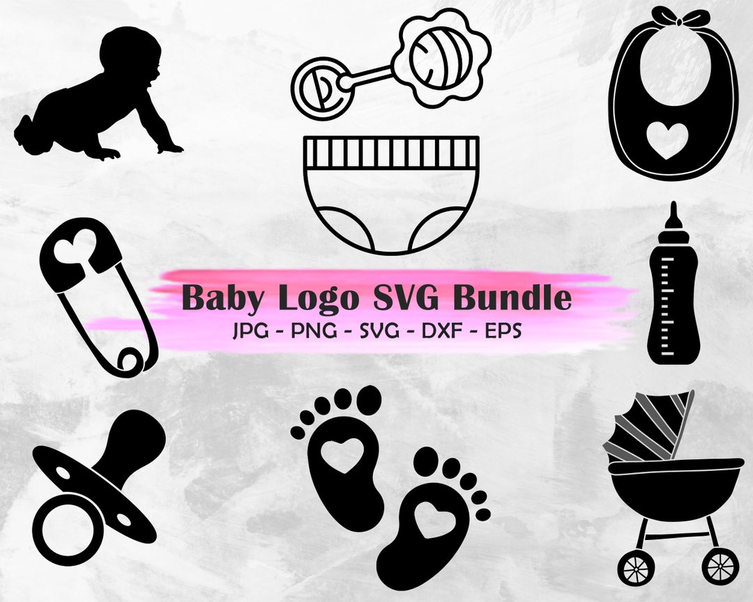Paquete de bebé svg, baby shower svg, paquete de svg recién nacido ...
