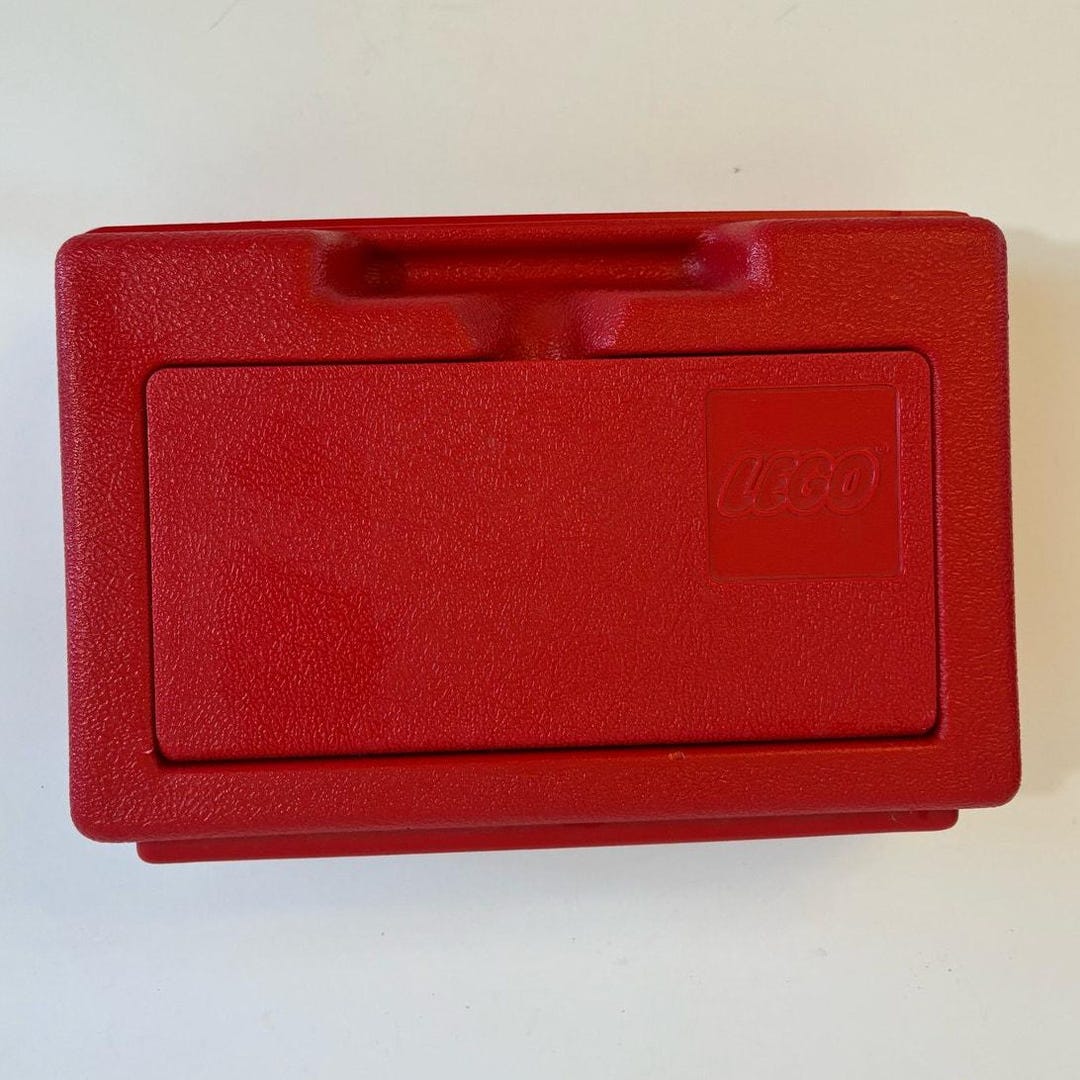 Vintage Lego Classic Red Hard Plastic Carrying Storage Case 1980's - Etsy