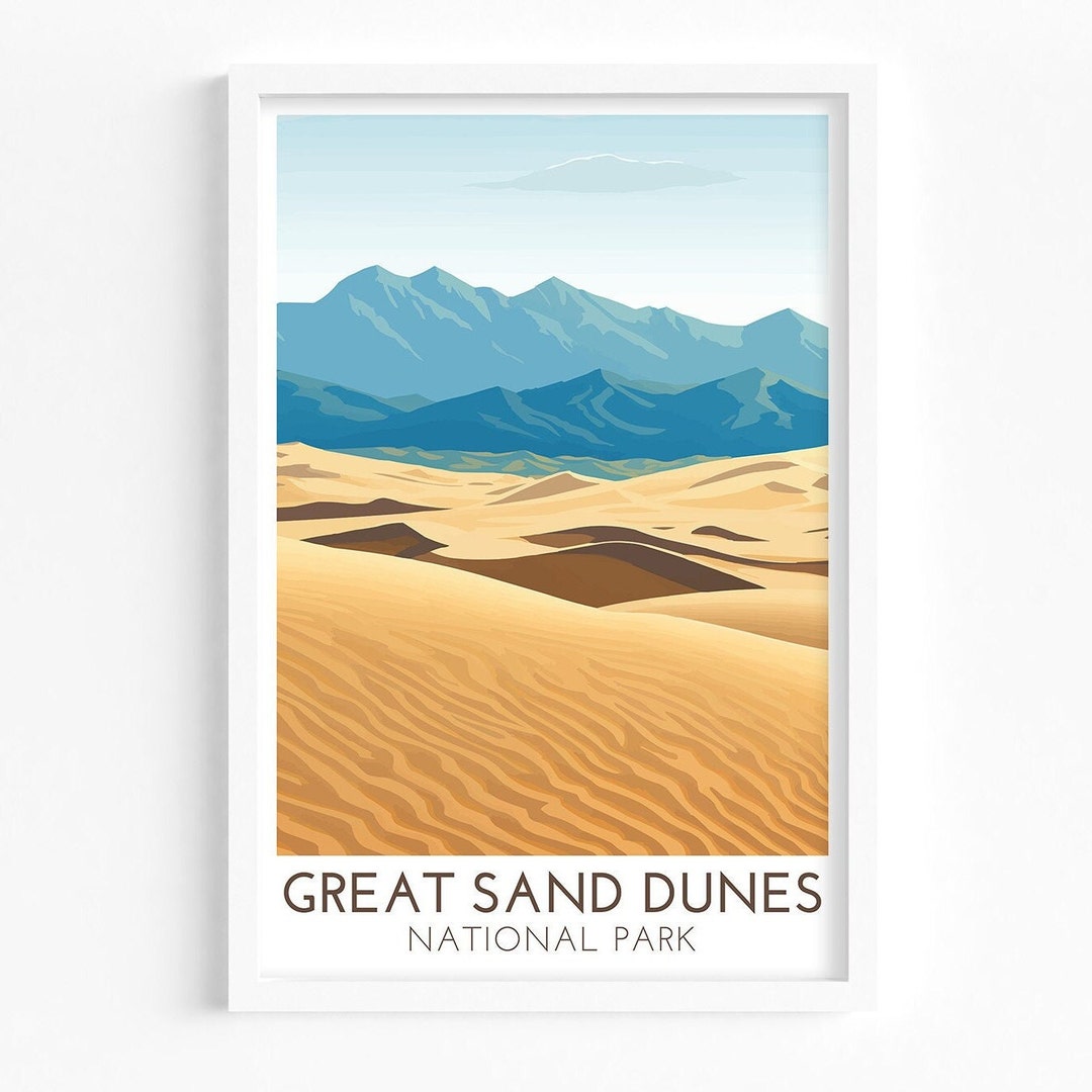Great Sand Dunes National Park Poster Great Sand Dunes National Park ...