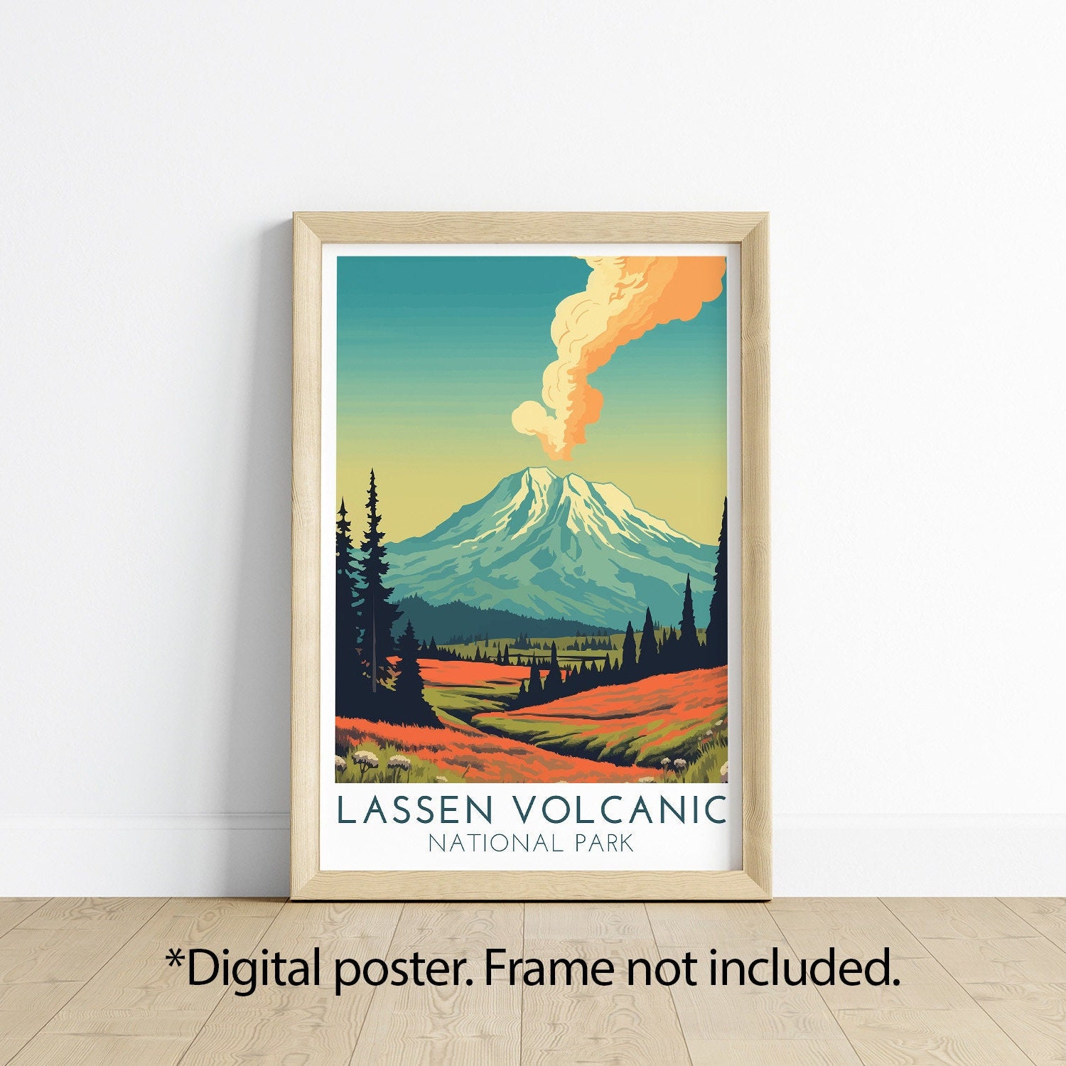 Lassen Volcanic National Park Poster Lassen Volcanic National Park ...