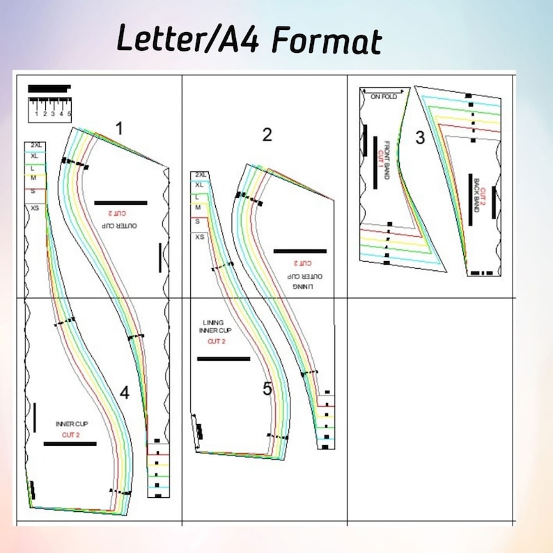 PDF Bralette Sewing Pattern Womens Halter Neck Bralette - Etsy