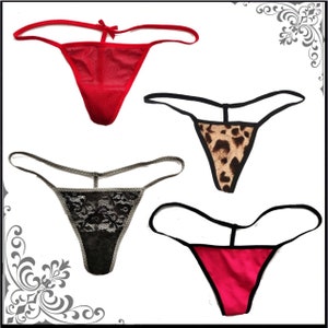 Woman Vintage Lace Lingerie Pattern G-string Thong Pattern - Etsy