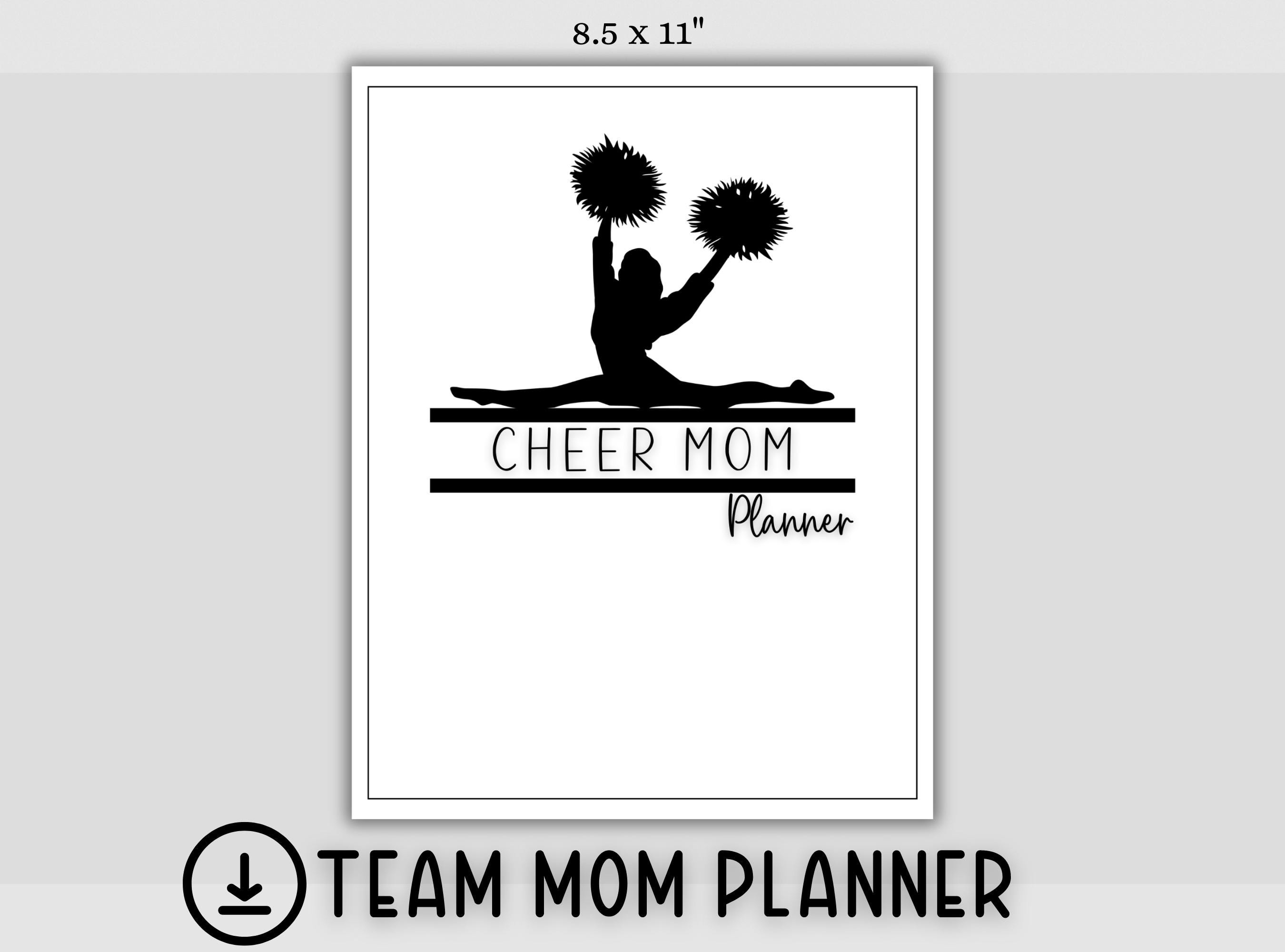 Cheer Coach Planner Digital | Cheer Mom Organizer | Team Mom Printable ...