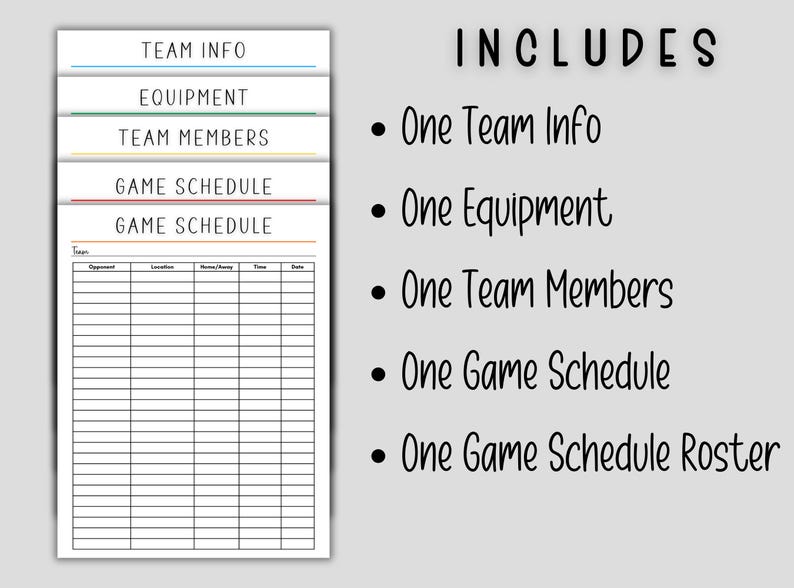 Cheer Coach Planner Digital | Cheer Mom Organizer | Team Mom Printable ...
