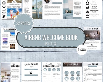 Airbnb Sign Bundle Template, Airbnb Signage, Vacation Rental, Wifi Sign ...