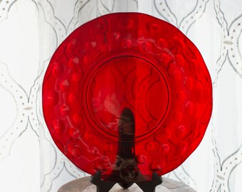 Red Bubble Glass | Etsy