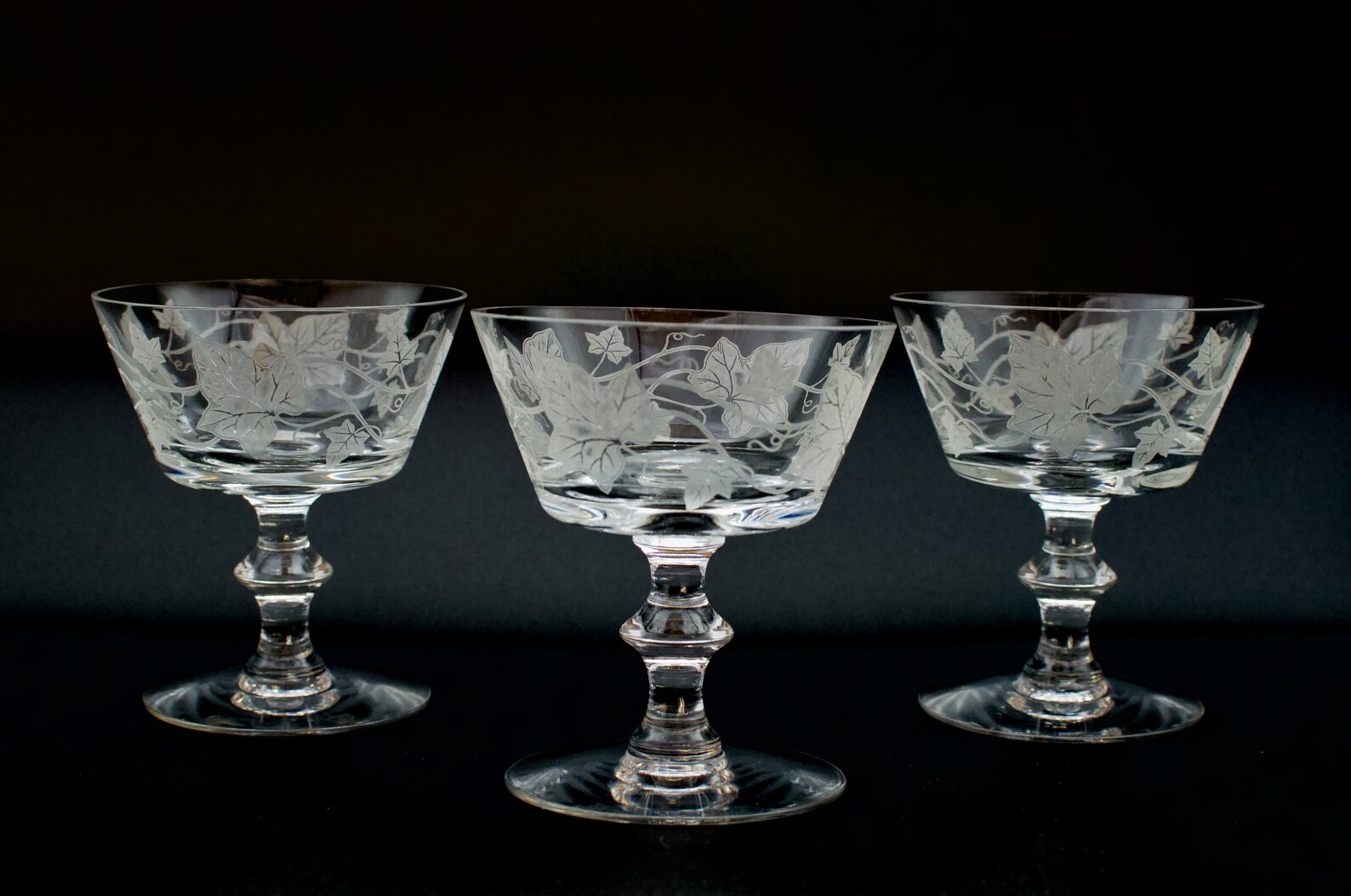 Vintage Crystal Cordials, Liqueur Glasses, Fostoria Crystal, Mid ...