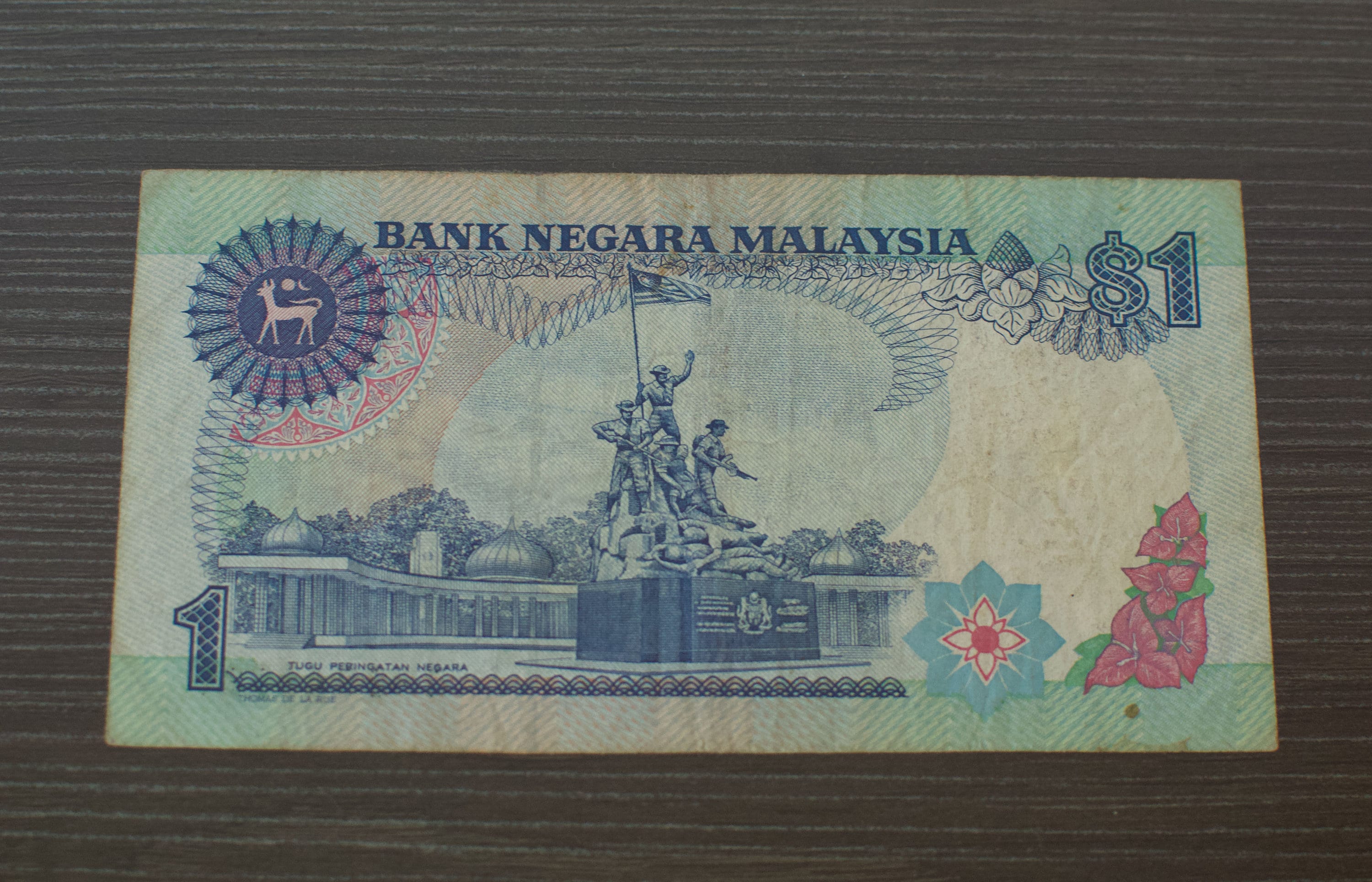 Malaysia Bank Note, Satu Ringgit Paper Note, Paper Currency ...