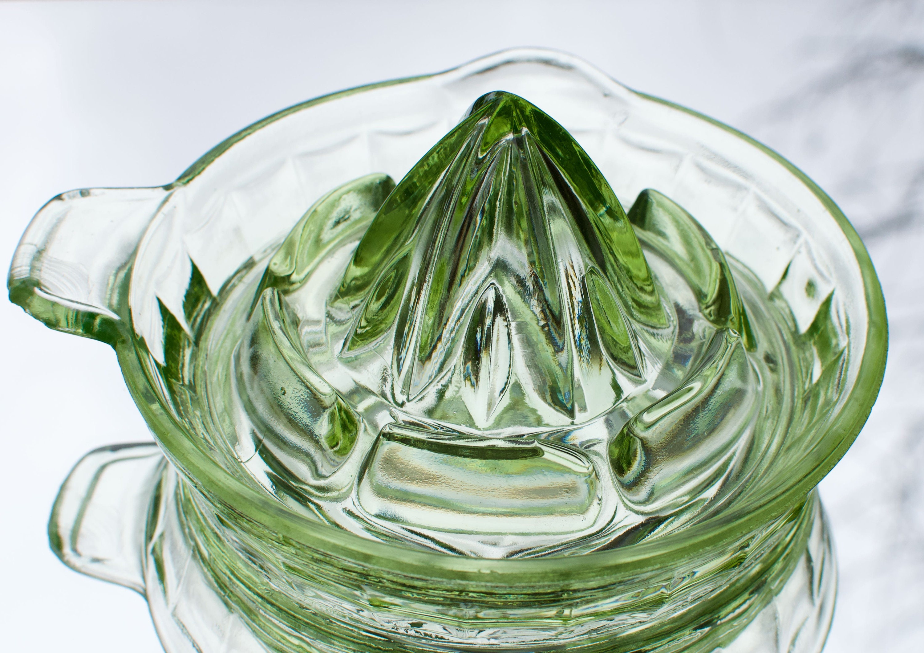 Uranium Glass, Green Glass, Radioactive Glass, Vintage Green Glass ...