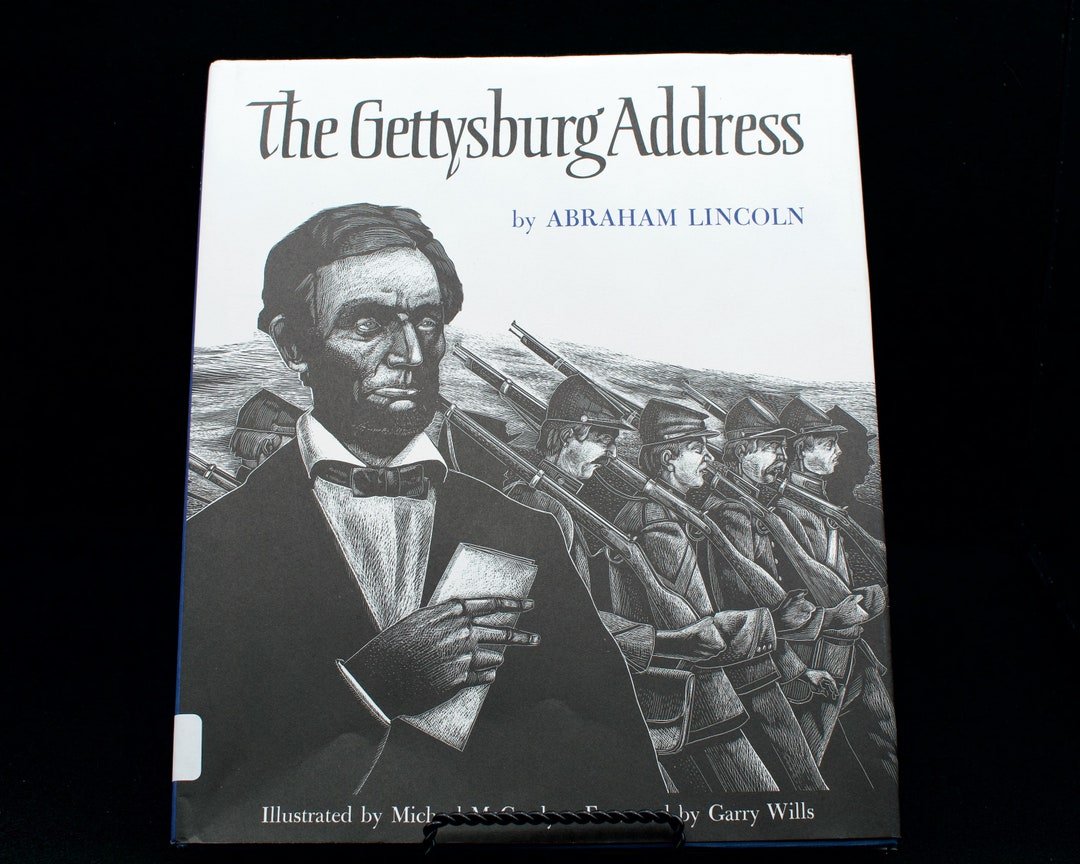 The Gettysburg Address Book Abraham Lincoln Book - Etsy