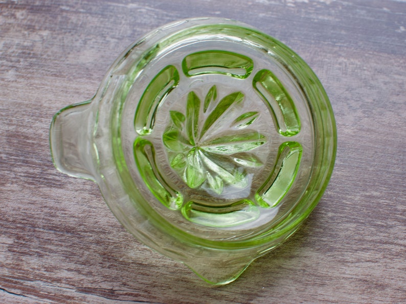 Uranium Glass, Green Glass, Radioactive Glass, Vintage Green Glass ...