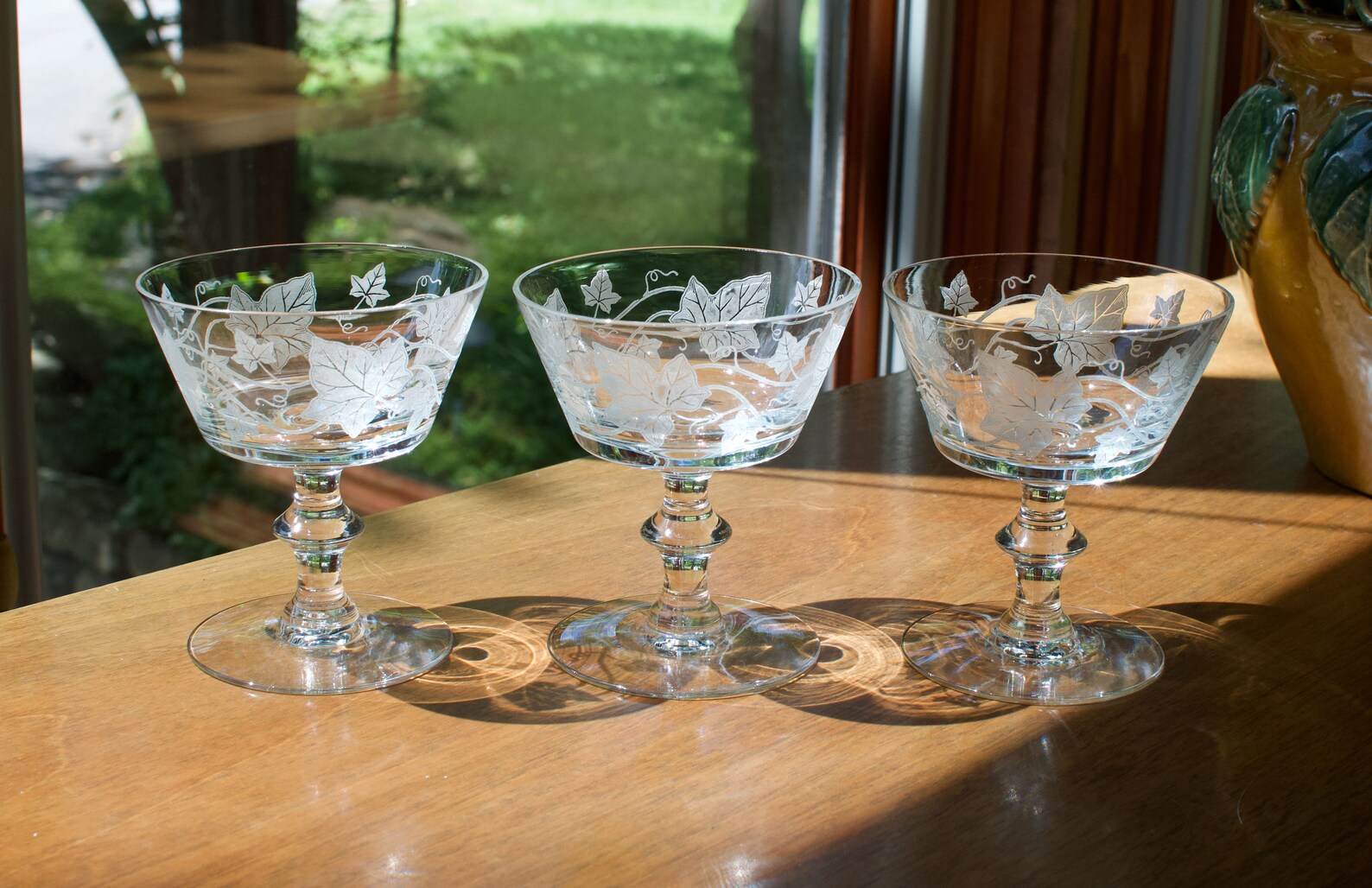 Vintage Crystal Cordials, Liqueur Glasses, Fostoria Crystal, Mid ...