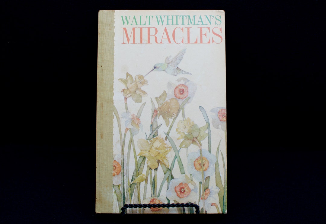 Walt Whitman's miracles/poetry/hallmark Crown/1973/collectible Book - Etsy
