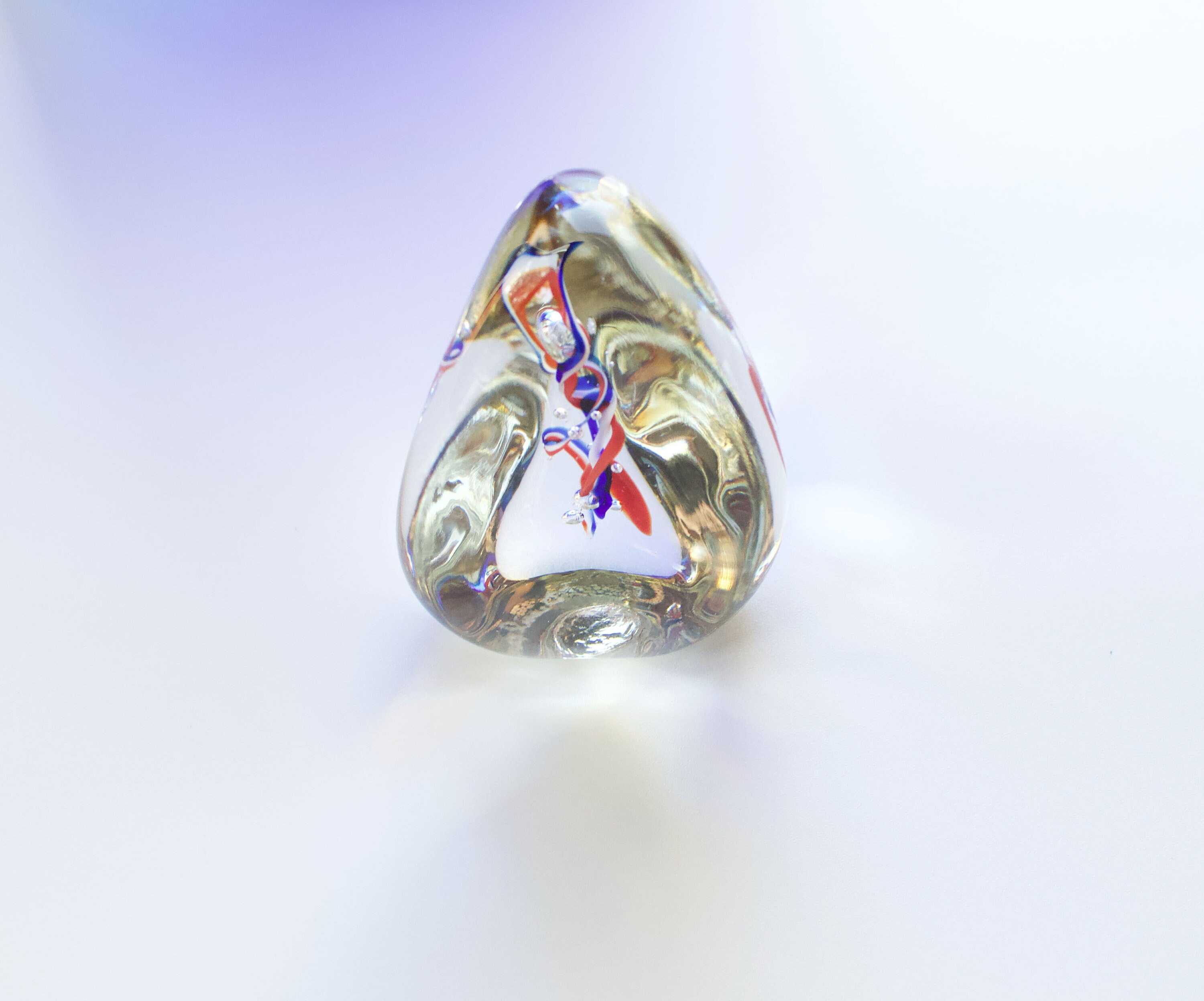 Art Glass Paperweight, Monte Dunlavy Paperweight, Handblown Paperweight ...