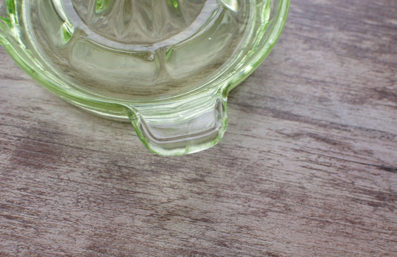 Uranium Glass, Green Glass, Radioactive Glass, Vintage Green Glass ...