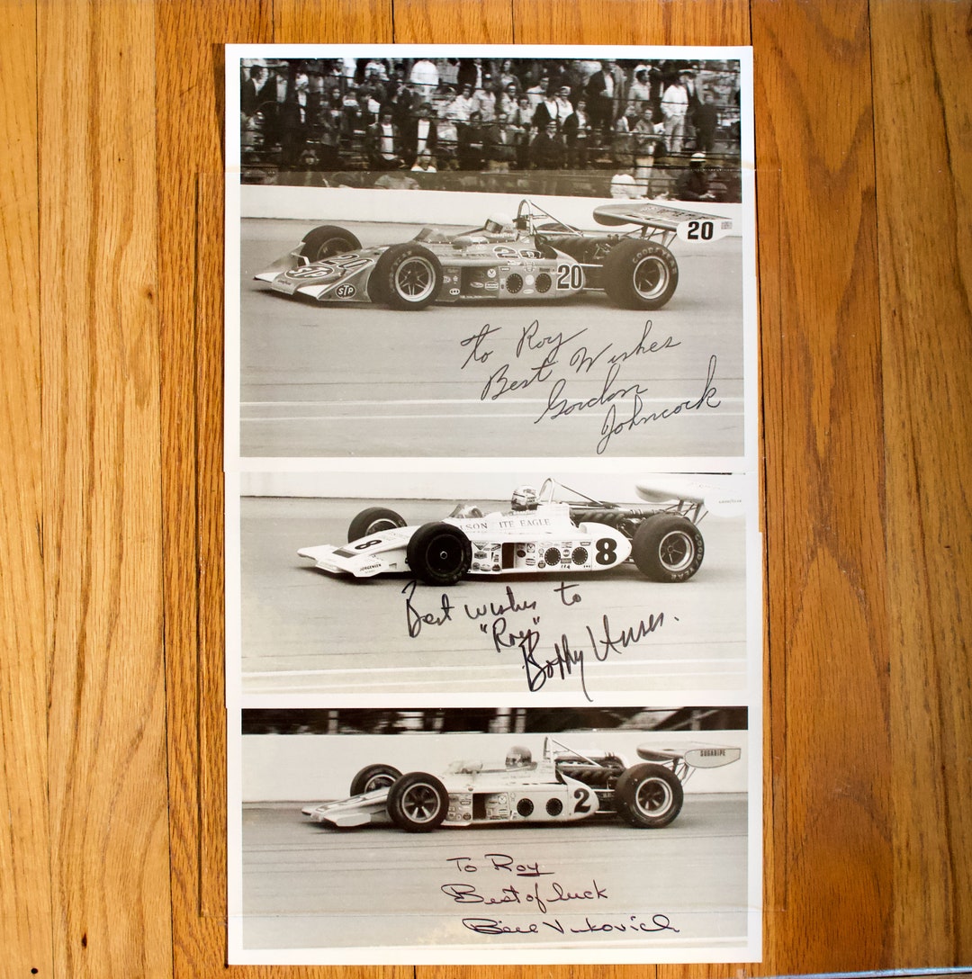 Indy 500 1973 Signed Photos Race Car Drivers Autographs Indy - Etsy