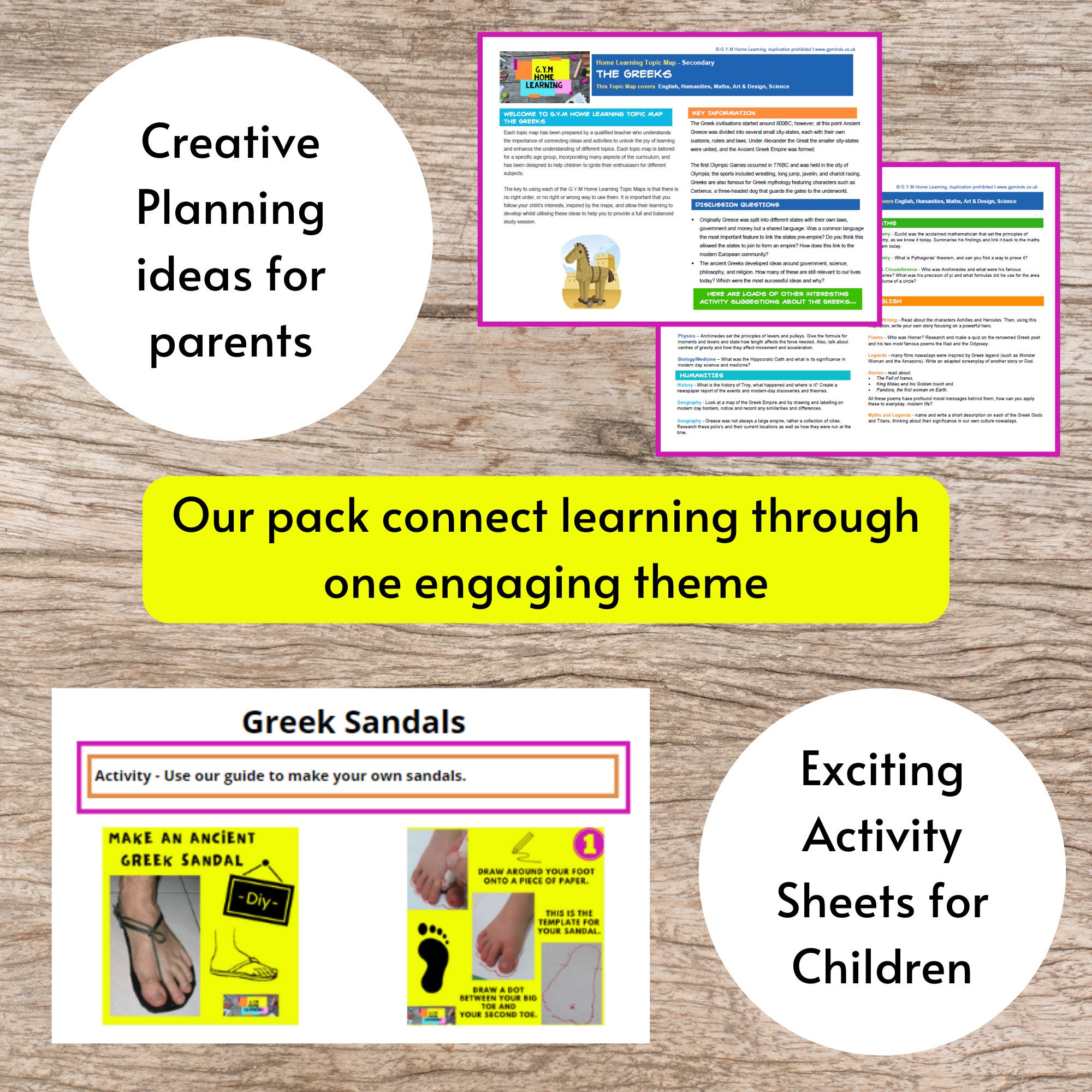 Ancient Greek Study Unit Printable Kids Ancient Greece Activities or ...