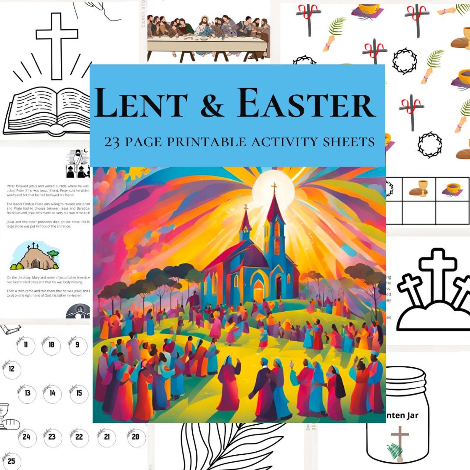 Lent and Easter Activities Shrove Tuesday and Ash Wednesday Kids ...
