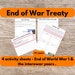 World War I Digital Home Education Activity Sheets, Treaty of ...