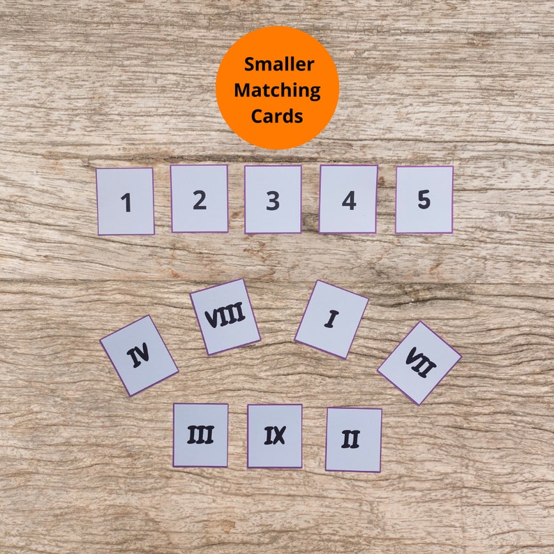 Digital Roman Numeral Flashcards 42 Printable Home Education ...
