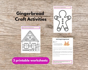 Gingerbread Man Activities - Etsy