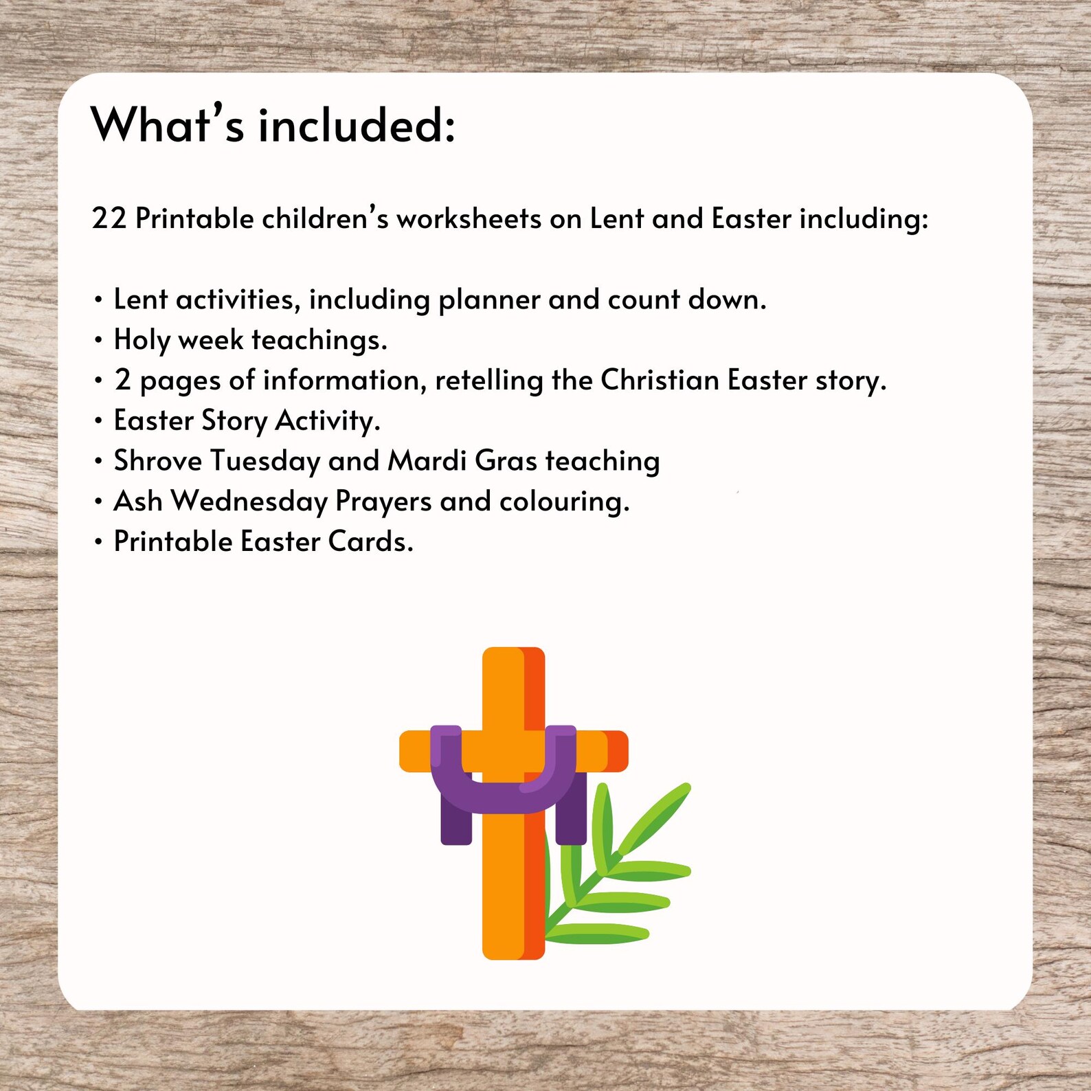 Lent and Easter Activities Shrove Tuesday and Ash Wednesday Kids ...