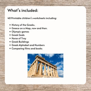 Ancient Greek Study Unit Printable Kids Ancient Greece Activities or ...