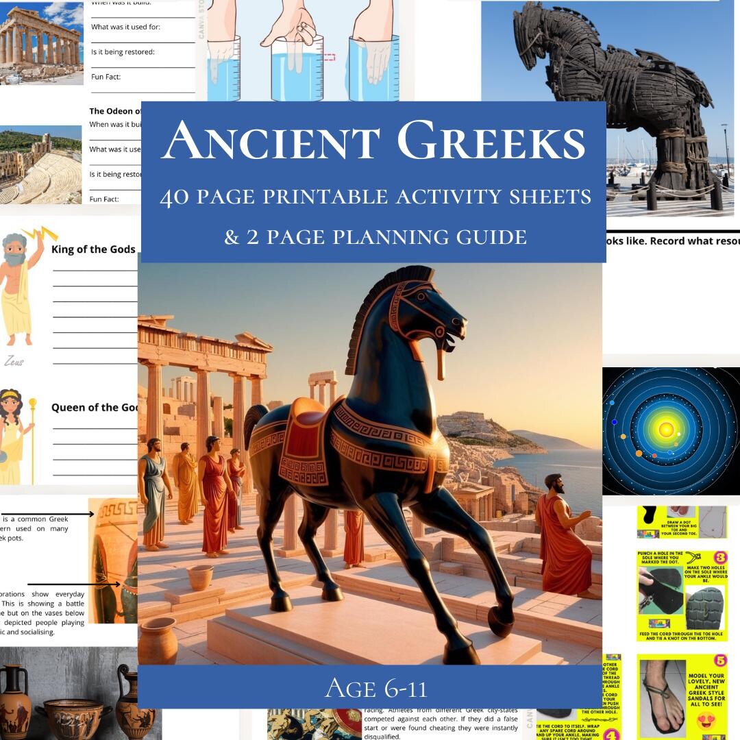 Ancient Greek Study Unit Greek History, Olympics and Civilisation ...
