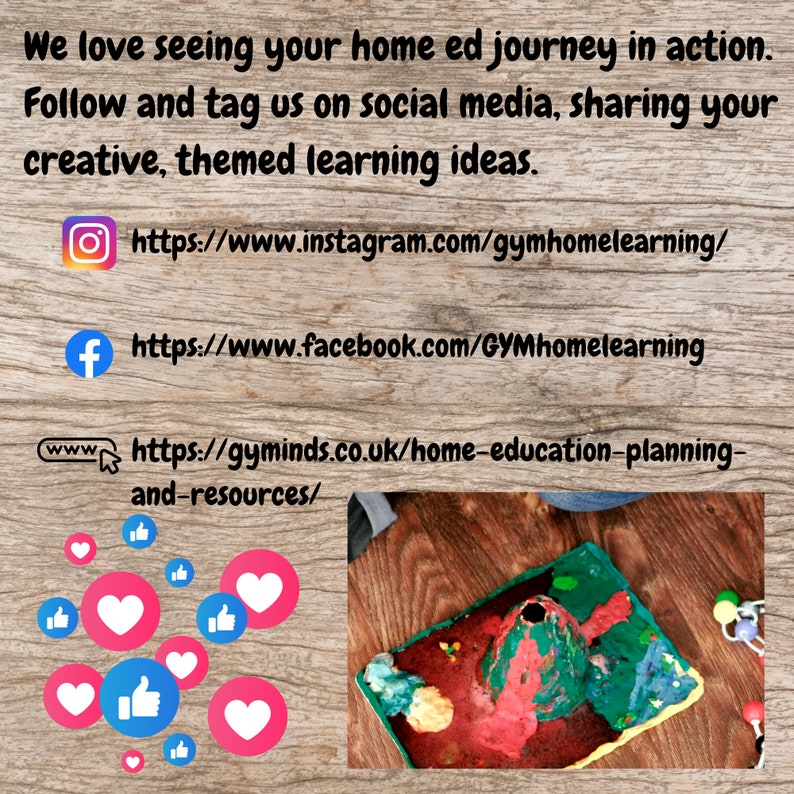 Digital Volcano Activity Pack Kids Rocks Study Unit With Worksheets and ...