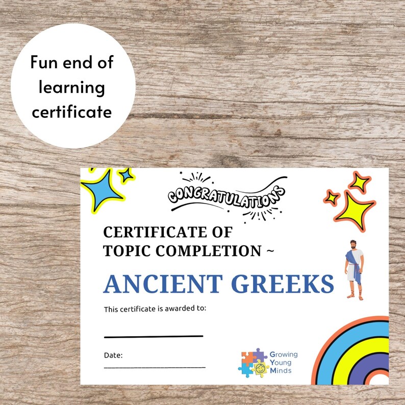 Ancient Greek Study Unit Printable Kids Ancient Greece Activities or ...