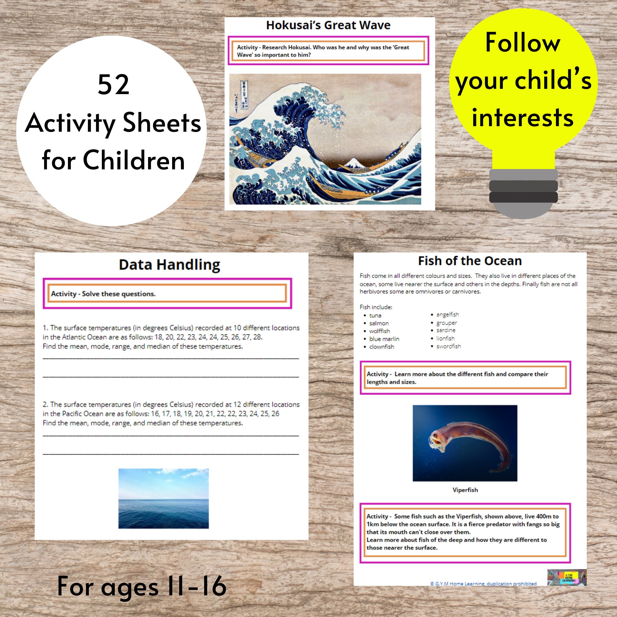 Ocean Activity Pack Digital Learning Life Under the Sea With Submarines ...