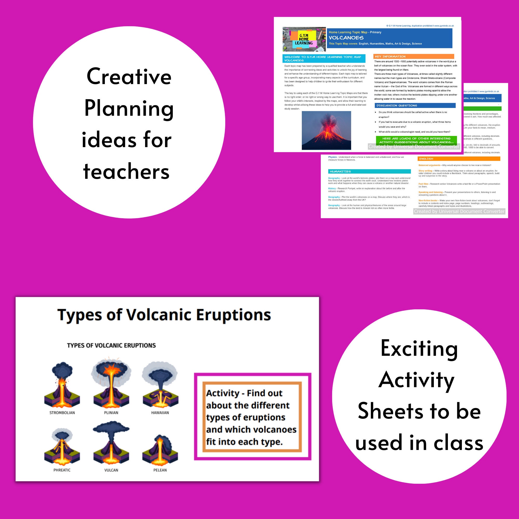 Volcano Downloadable Teacher Medium Term Planning & Printable - Etsy UK